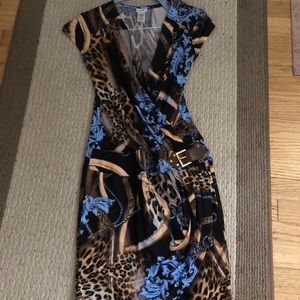 Cache | Dresses | Cache Printed Dress Like New | Poshmark
